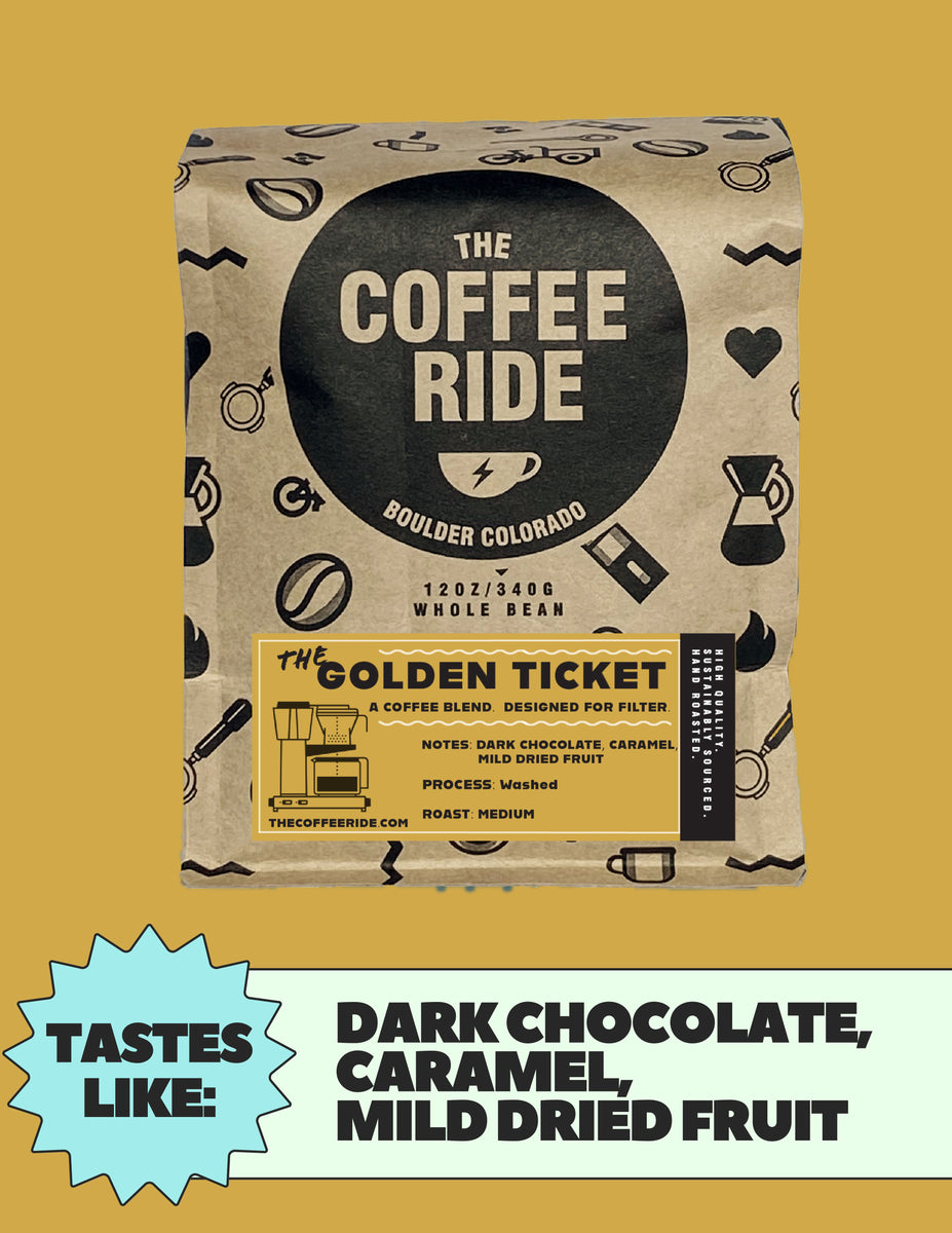 The Golden Ticket: A Filter Coffee Blend – The Coffee Ride Coffee ...